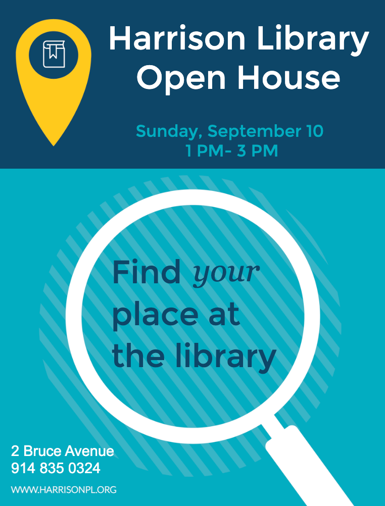 Open House · Harrison Public Library